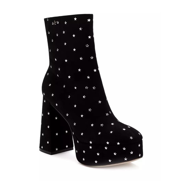 Larroude | Shoes | Nwb Larroude Dolly Star Embellished Suede Platform ...